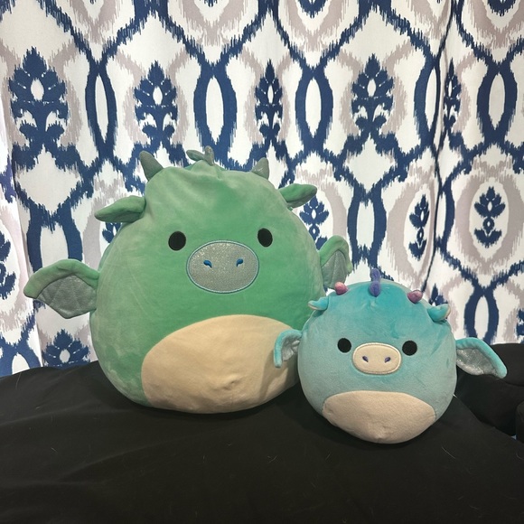 Squishmallows | Toys | Squishmallows Miles The Dragon 6 And Tatiana The ...